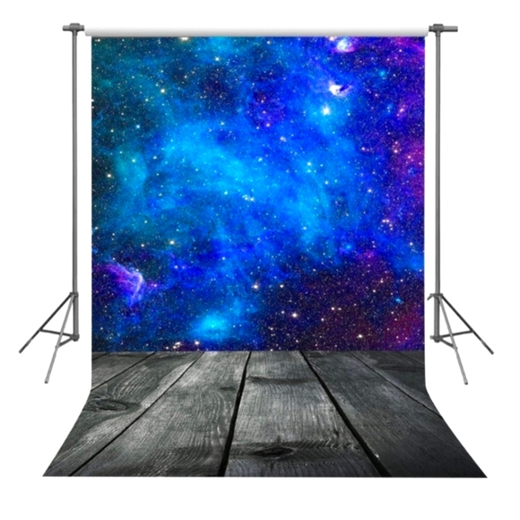 Party Supplies | 5x7 Ft Photography Background Blue Starry Sky | Poshmark